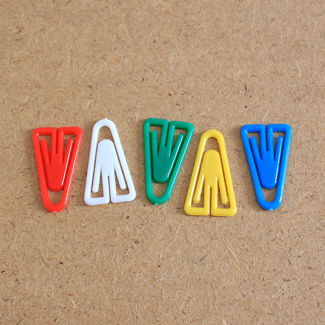 POOM | 40p 다용도 삼각 클립(혼합)