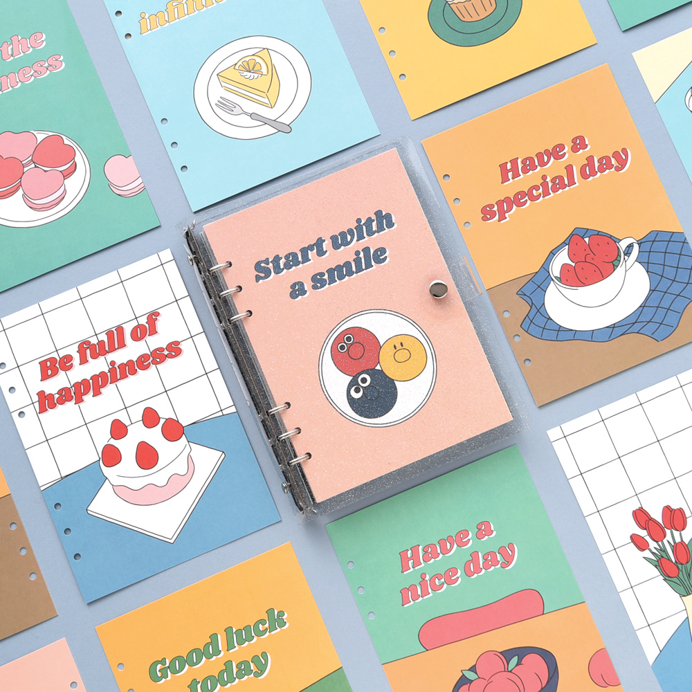 POOM | A5 하루 6공 다이어리 커버 - 폴 인 뉴트로