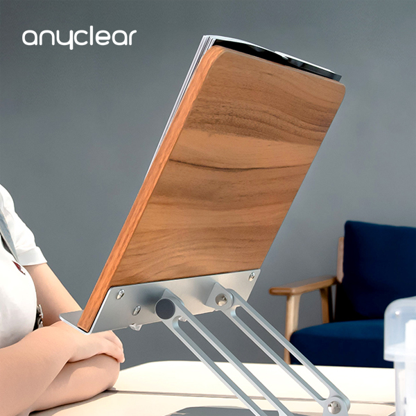 POOM | 애니클리어 BS-1 원목 독서대 노트북 태블릿 거치대