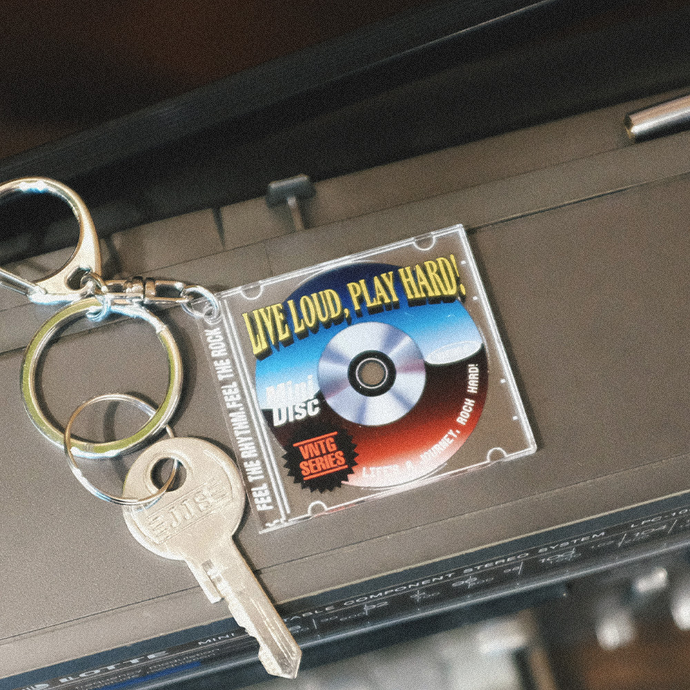 POOM | VNTG 레트로 CD 아크릴 키링