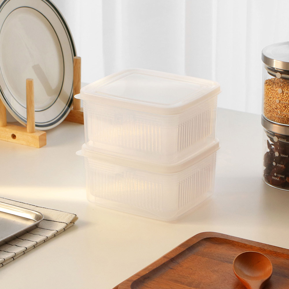 POOM | 두부 채반 보관 용기 3p 세트