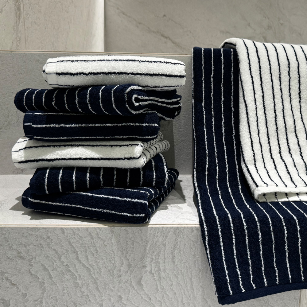 POOM | 테리스페셜 핀스트라이프 200g 호텔수건 5장