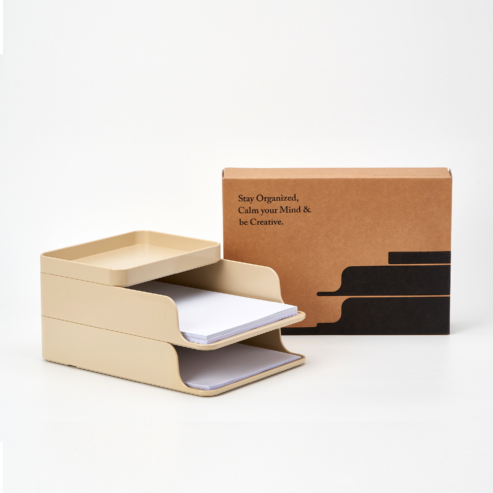 POOM | 에이플럼 A4트레이 복사 용지 정리함