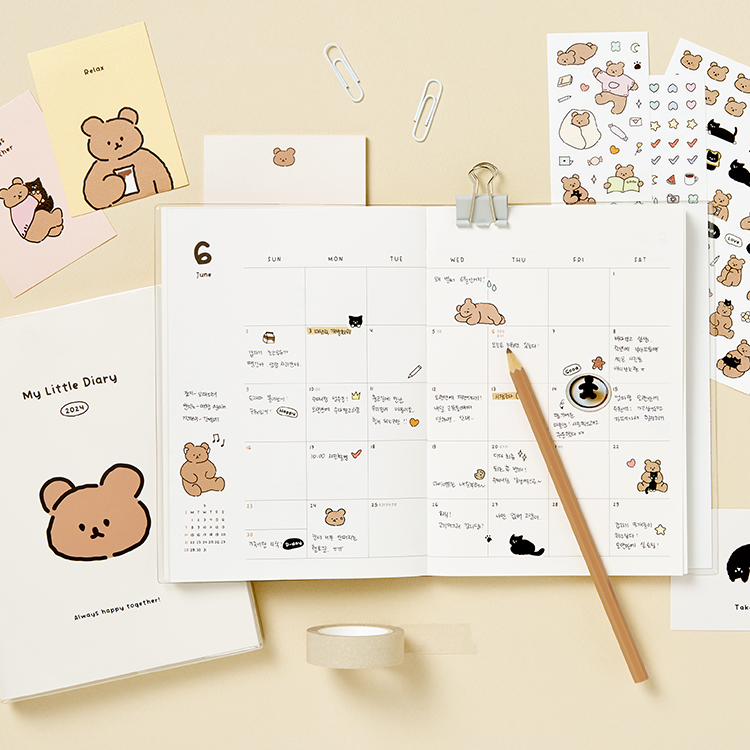 POOM | 2024 My Little Diary 다이어리 (04012635)