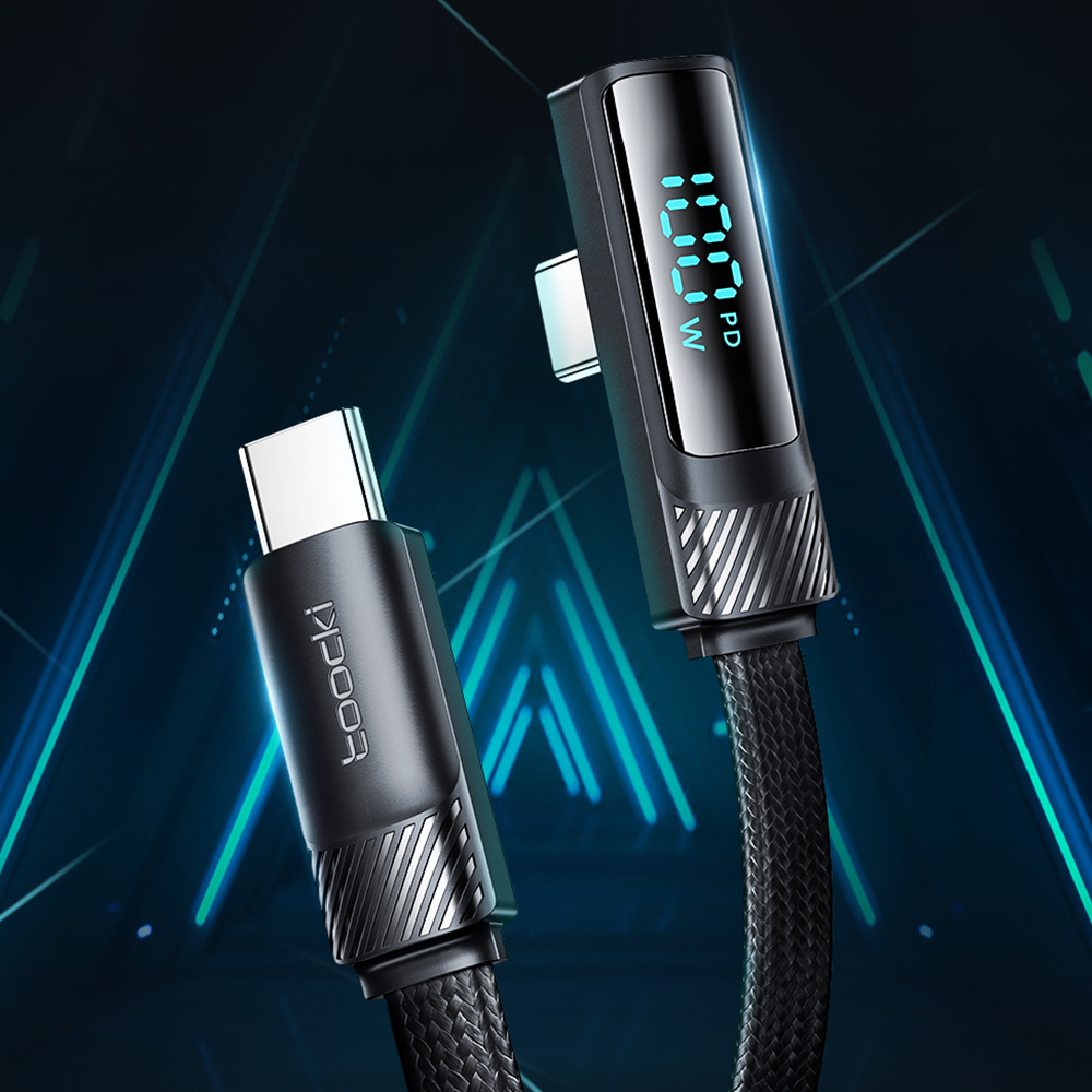 POOM | TOOCKI PD 100W T형 인디케이터 C to C 케이블