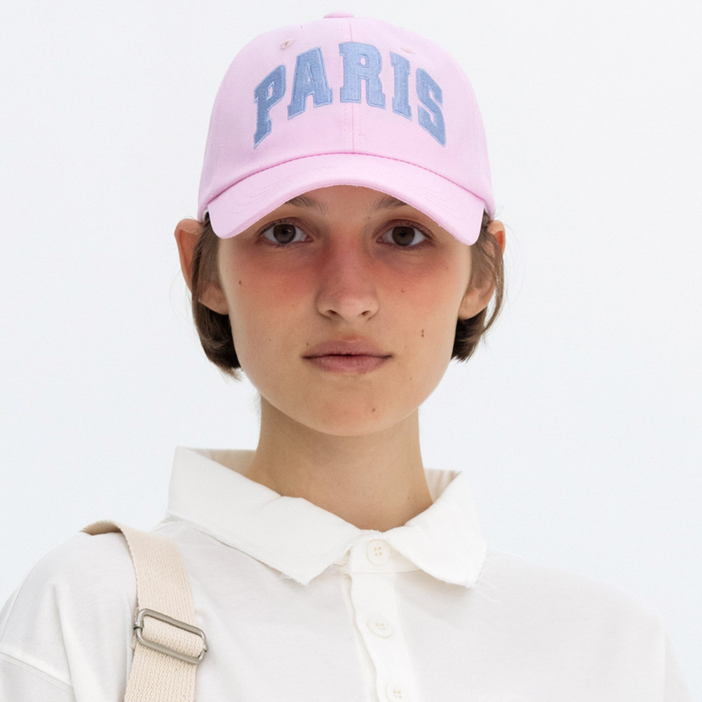 POOM | [23SS][벤시몽] PARIS BIG LOGO BALL CAP - PINK
