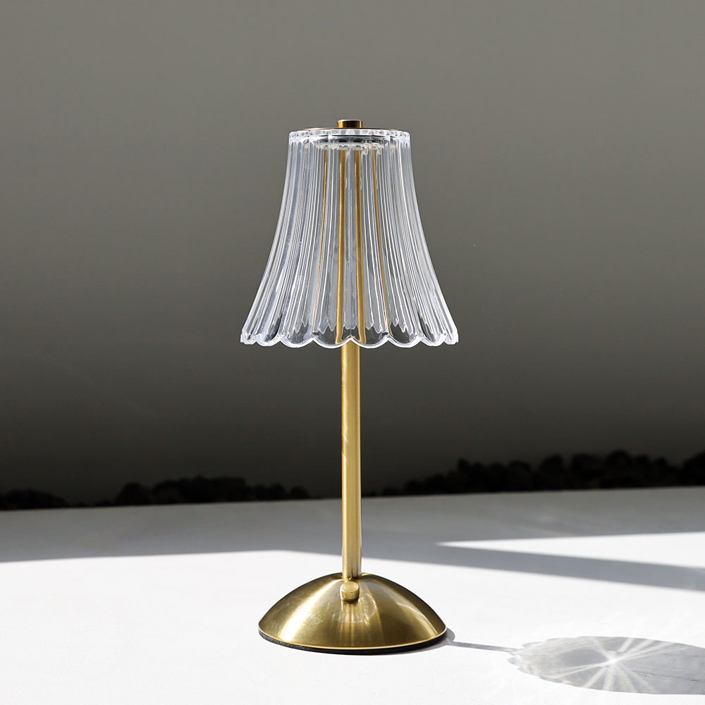 POOM | LED 크리스탈 플리츠 단스탠드