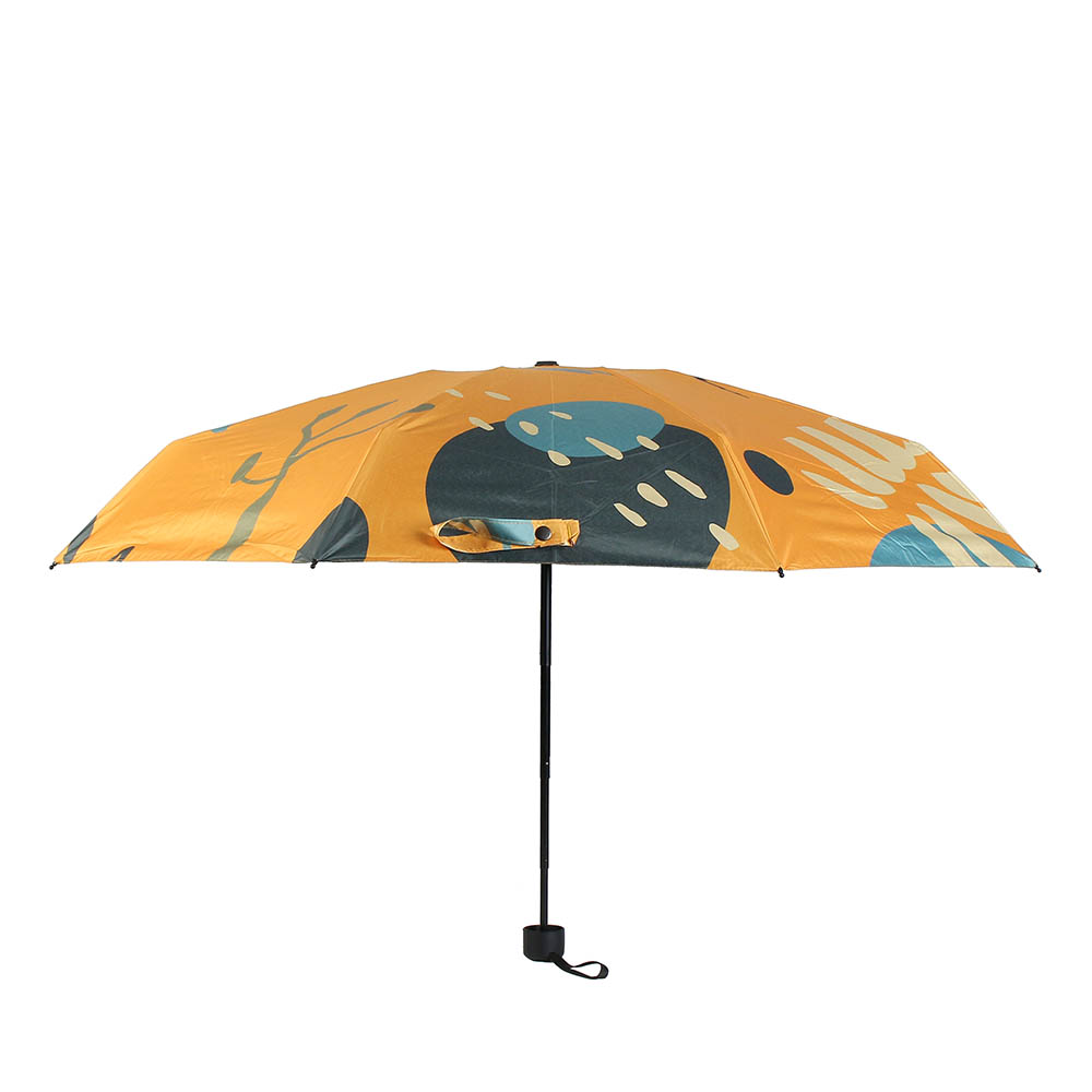 POOM | 컬러아트 UV차단 5단 양산겸 우산(오렌지)