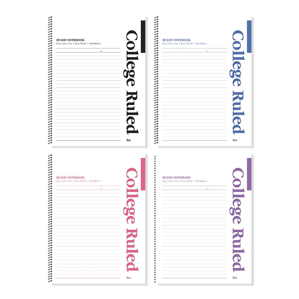 POOM | 2000 슬림원링노트(심플컬리지)