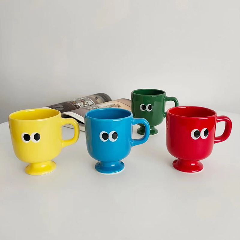 POOM | 빅아이즈 컬러풀 머그컵 (4 Color)