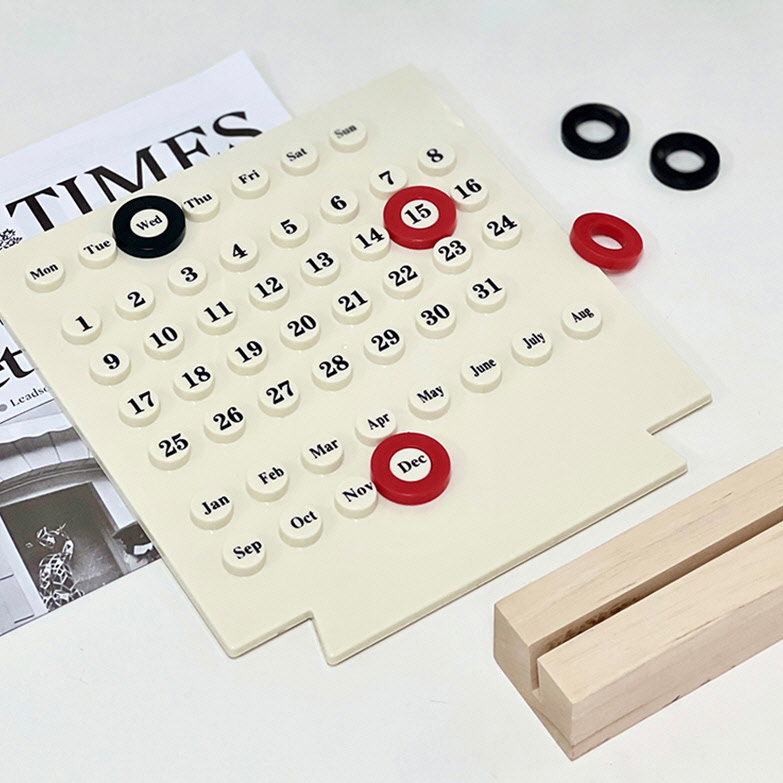 POOM | DIY 만년 탁상 달력 만들기 캘린더 다이어리