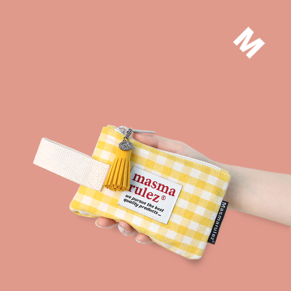 POOM | Mini strap pouch _ 스프링 Yellow