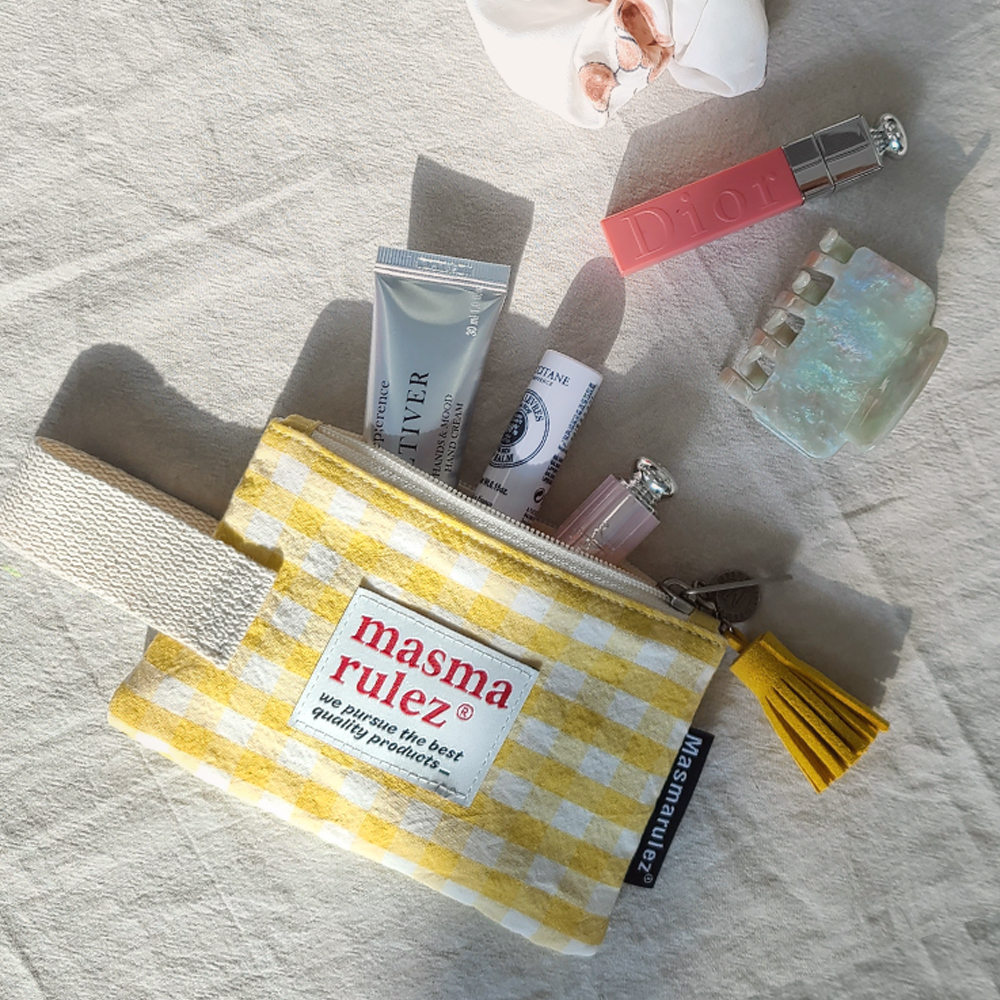 POOM | Mini strap pouch _ 스프링 Yellow