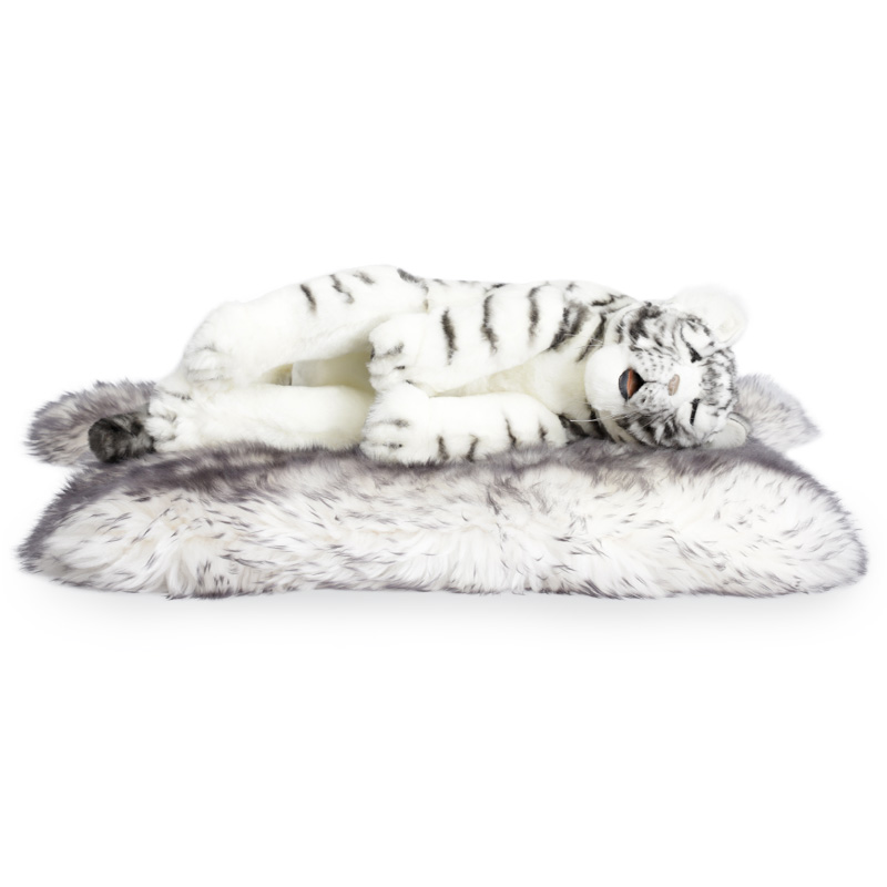 POOM | 4798 잠자는 백호 동물인형/40cm.L