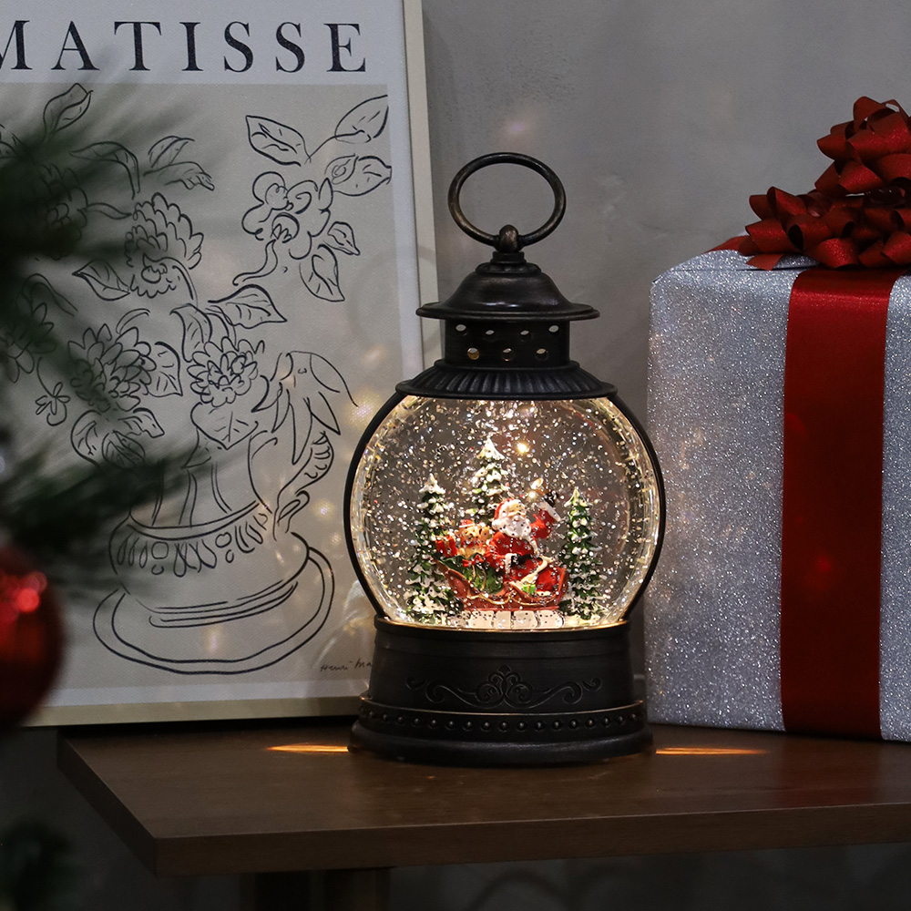 POOM | LED 크리스마스 라운드 랜턴 워터볼