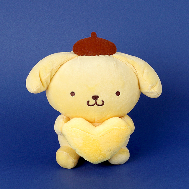 POOM | [산리오] 폼폼푸린 하트 인형 25cm