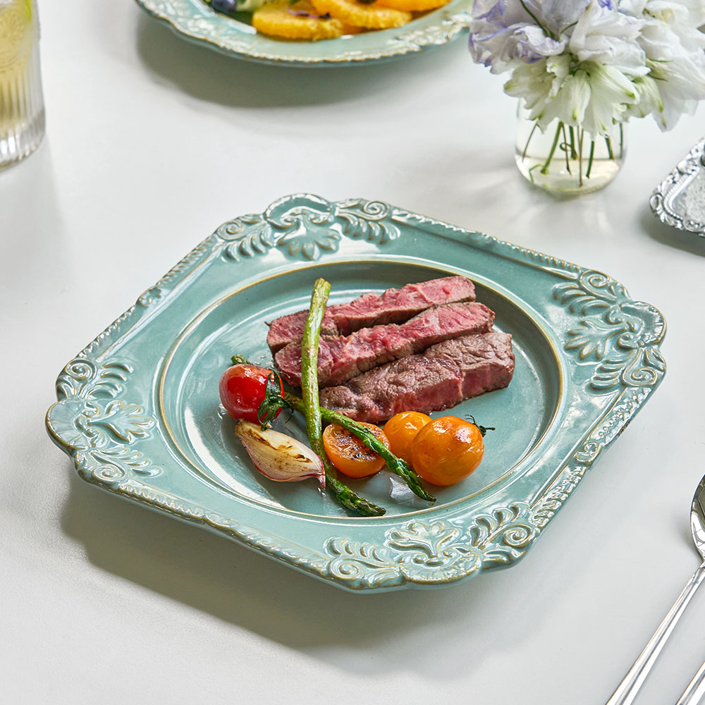 POOM | 바로크 사각 플레이트 (2colors)