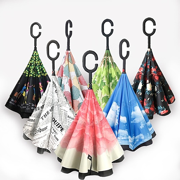 POOM | MYBRELLA C형 거꾸로 8K 수동 장우산