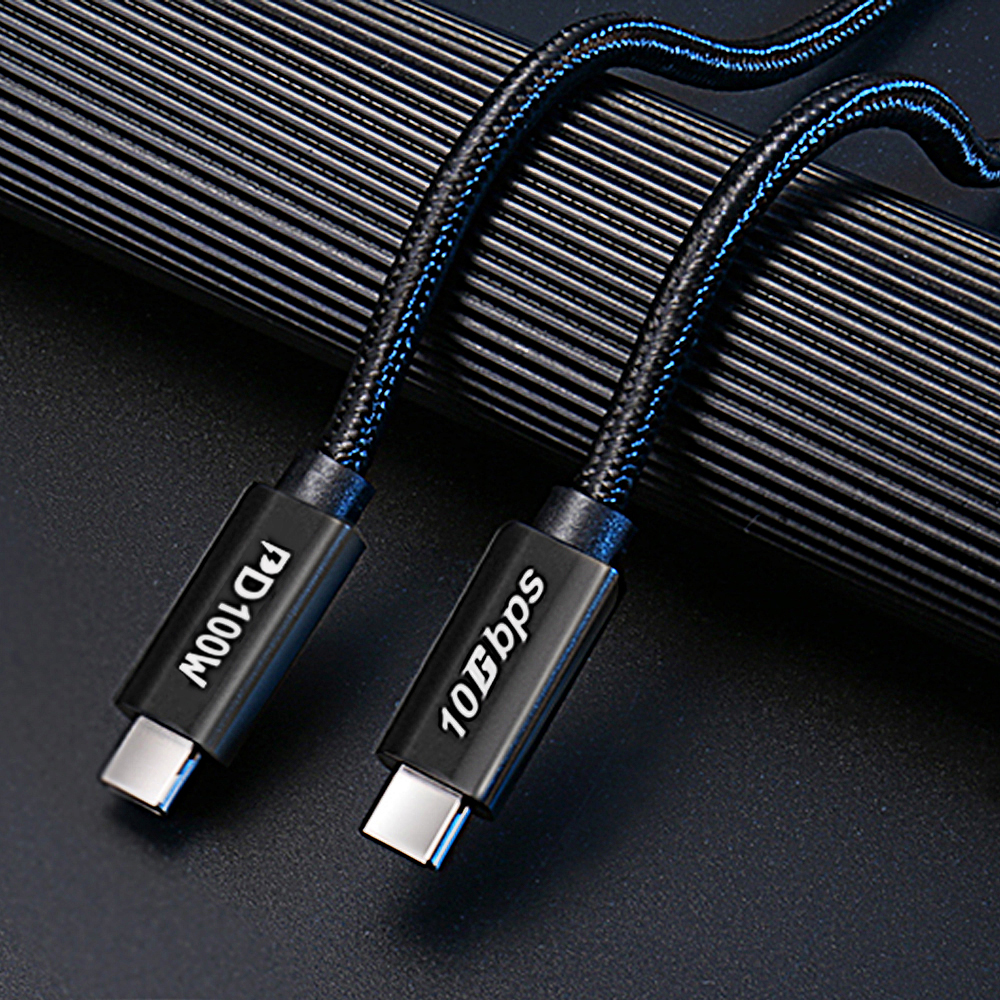 POOM | USB C to C PD 100W 10G 4K 미러링 고속충전케이블 2m