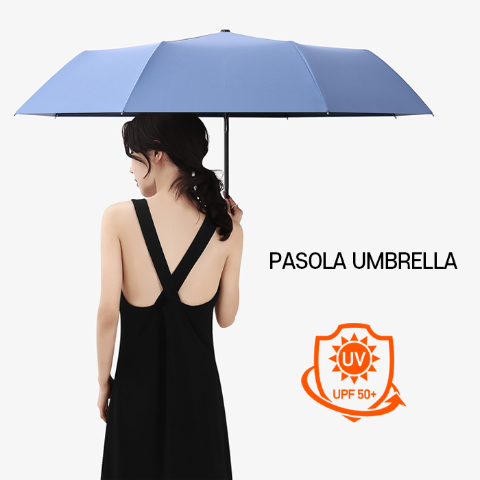 POOM | MYBRELLA 8K PASOLA 3단자동 우양산(UPF 50+)