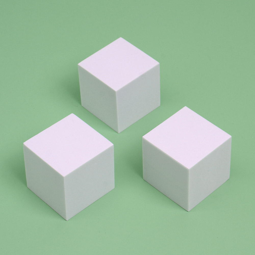 POOM | 오브제 정사각형 디스플레이박스 3p세트 (화이트)