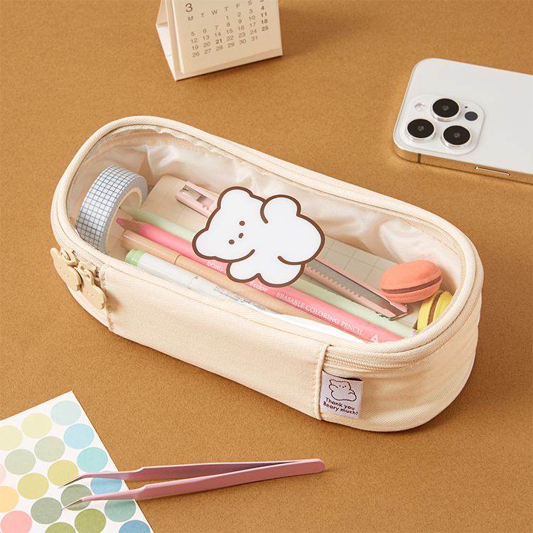 POOM | PVC창 멀티파우치 미니미베어 필통 (17004488)