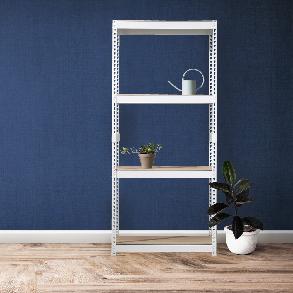 POOM | 스피드랙 무볼트 조립식 선반 4단 900 x 500 x 1800