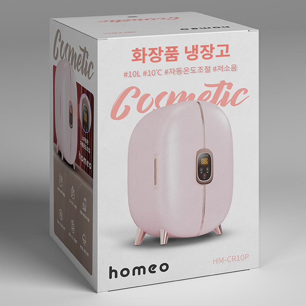 POOM | 호메오 자동온도조절 화장품 냉장고 HM-CR10