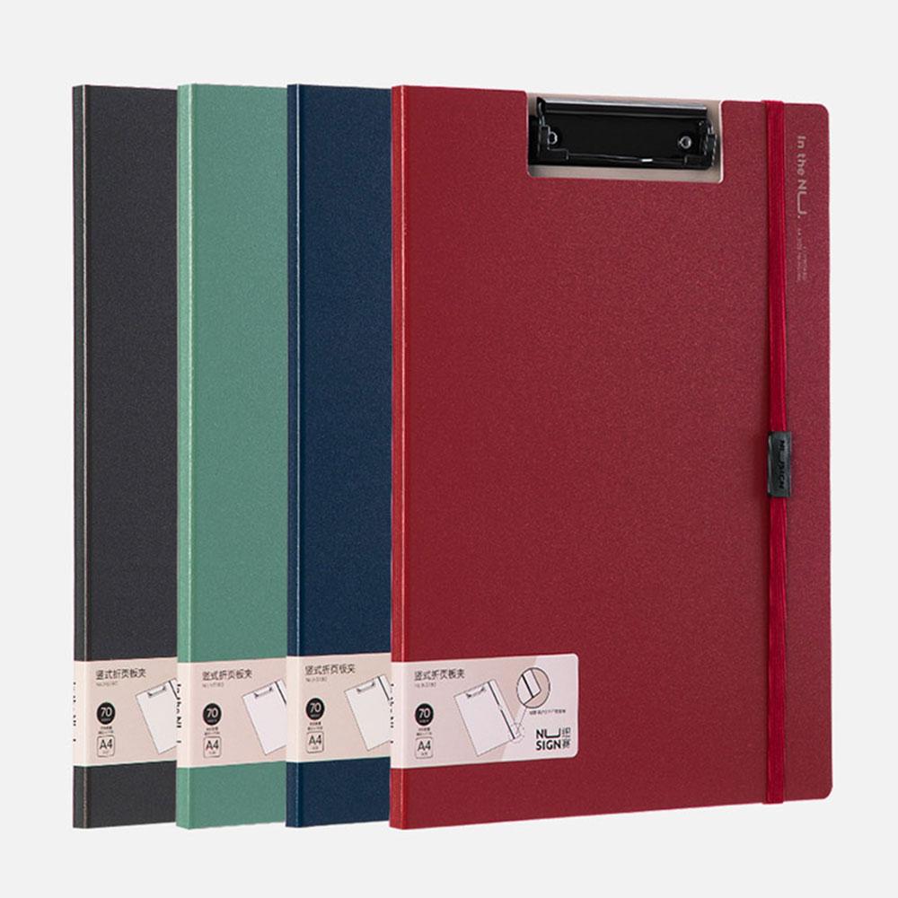 POOM | 델리 누사인 고정스트랩 A4 파일철 덮개 클립보드