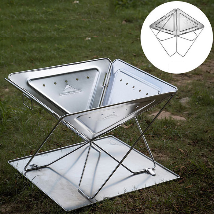 POOM | 캠핑 XXL 초대형 스텐 화로대 10~12인용 (MT-065FT)