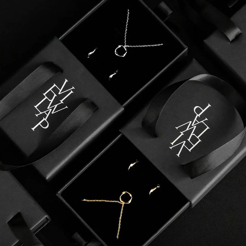 POOM | 실버 925 서클 팬던트 순은 목걸이 귀걸이 2color