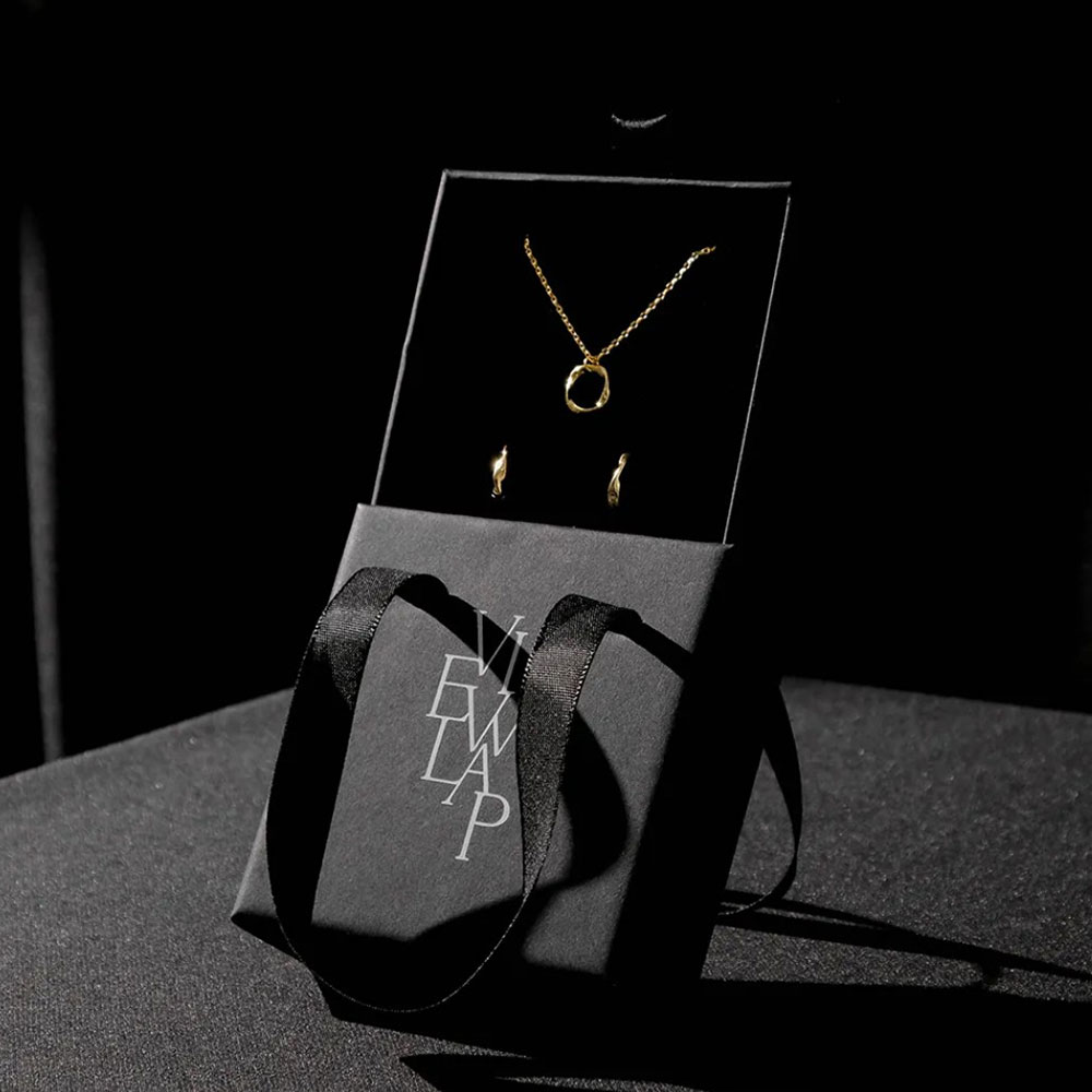 POOM | 실버 925 서클 팬던트 순은 목걸이 귀걸이 2color