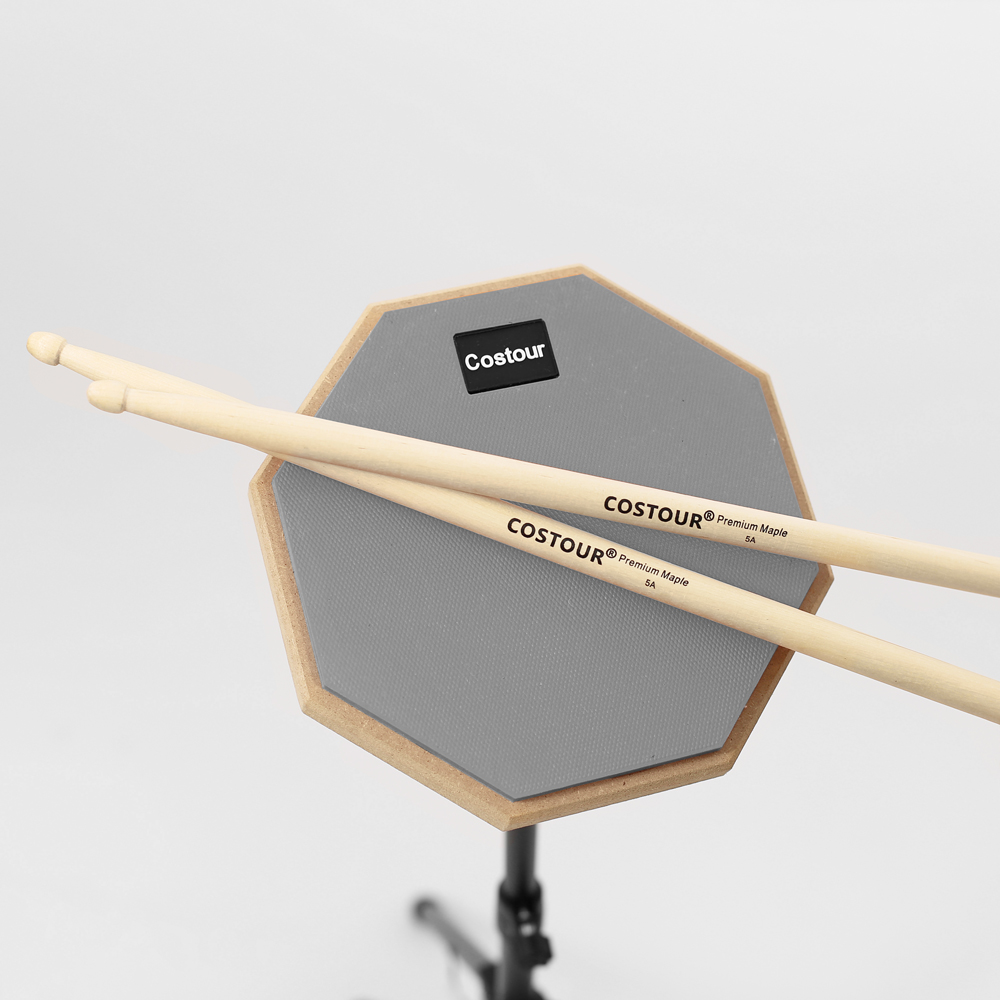 POOM | 연습용 드럼패드 풀세트(그레이)