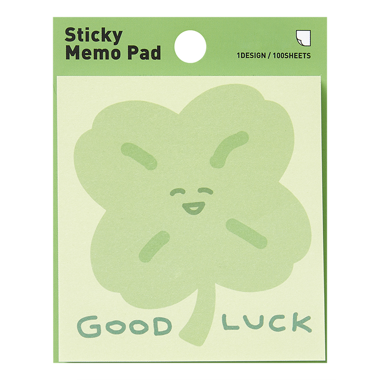 POOM | 클로버 사각 점착메모지 (04012884)