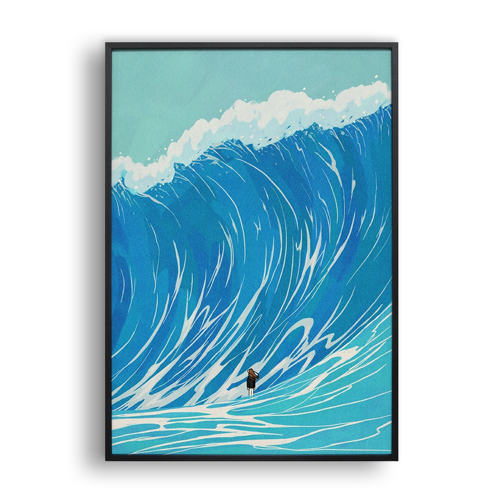 POOM | 폭풍 속에서(Art Print) / 일러스트 액자