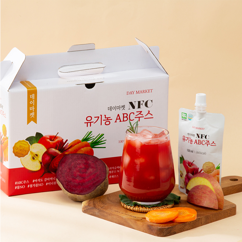 POOM | 데이마켓 유기농 ABC주스 NFC저온착즙 100ml 10개입