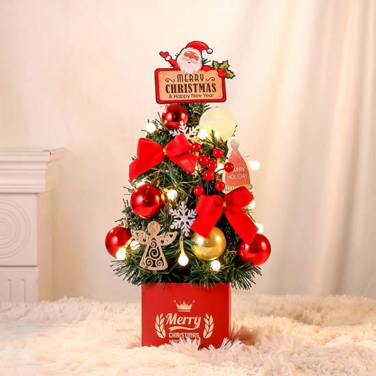 POOM | 40cm 쁘띠레드 미니트리 풀세트