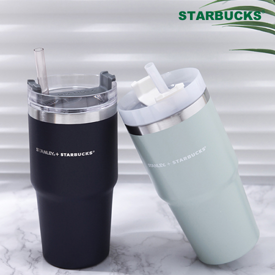 POOM | [스타벅스] 4컬러 DT 스탠리 빨대 텀블러 591ml