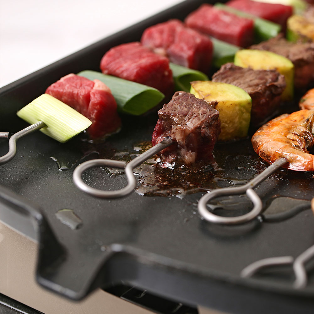 POOM | 800도씨 고기불판 삼겹살 불판 올리바다 그릴 34cm