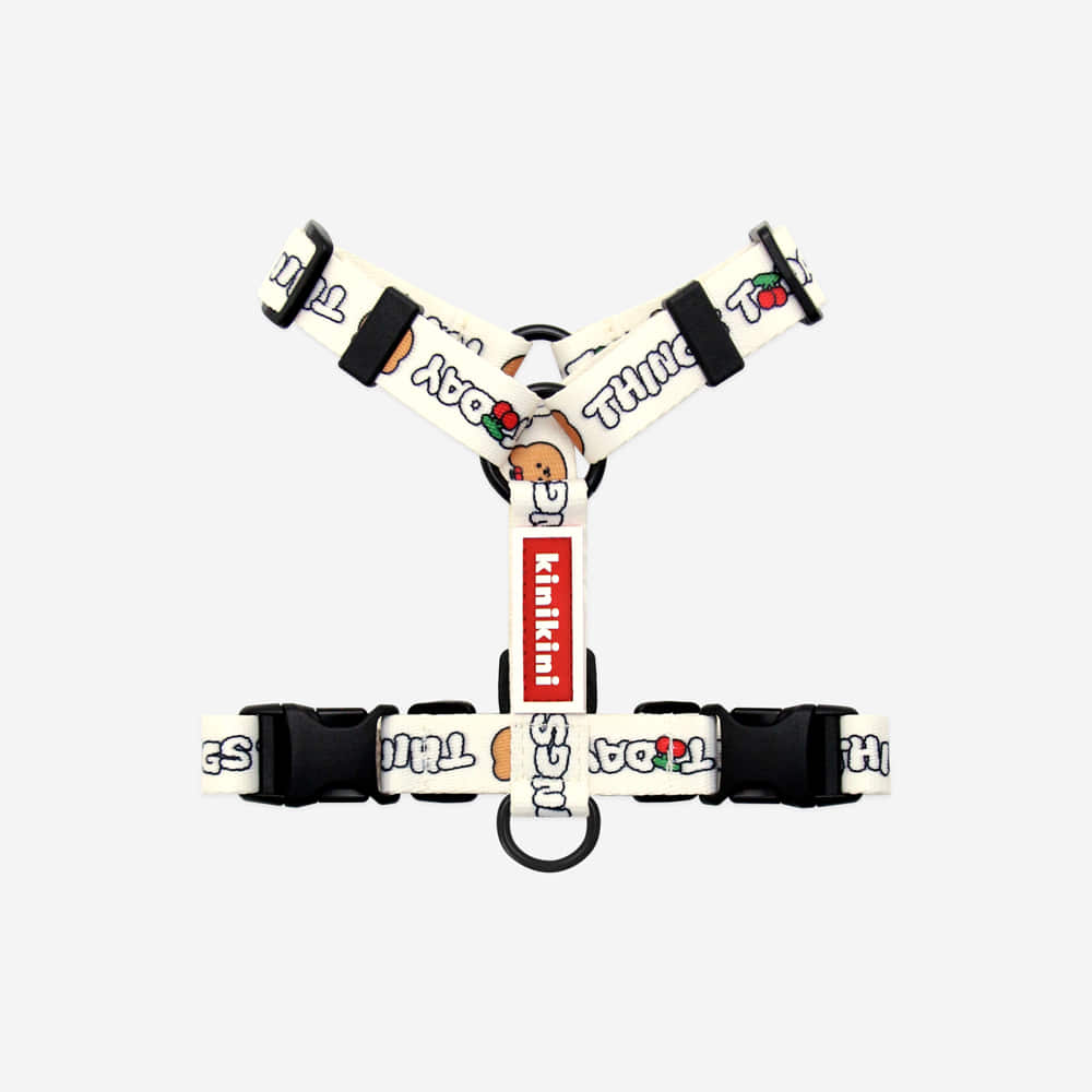 POOM | [키니키니X어프어프]CHERRY COVY HARNESS-IVORY(하네스-H형)