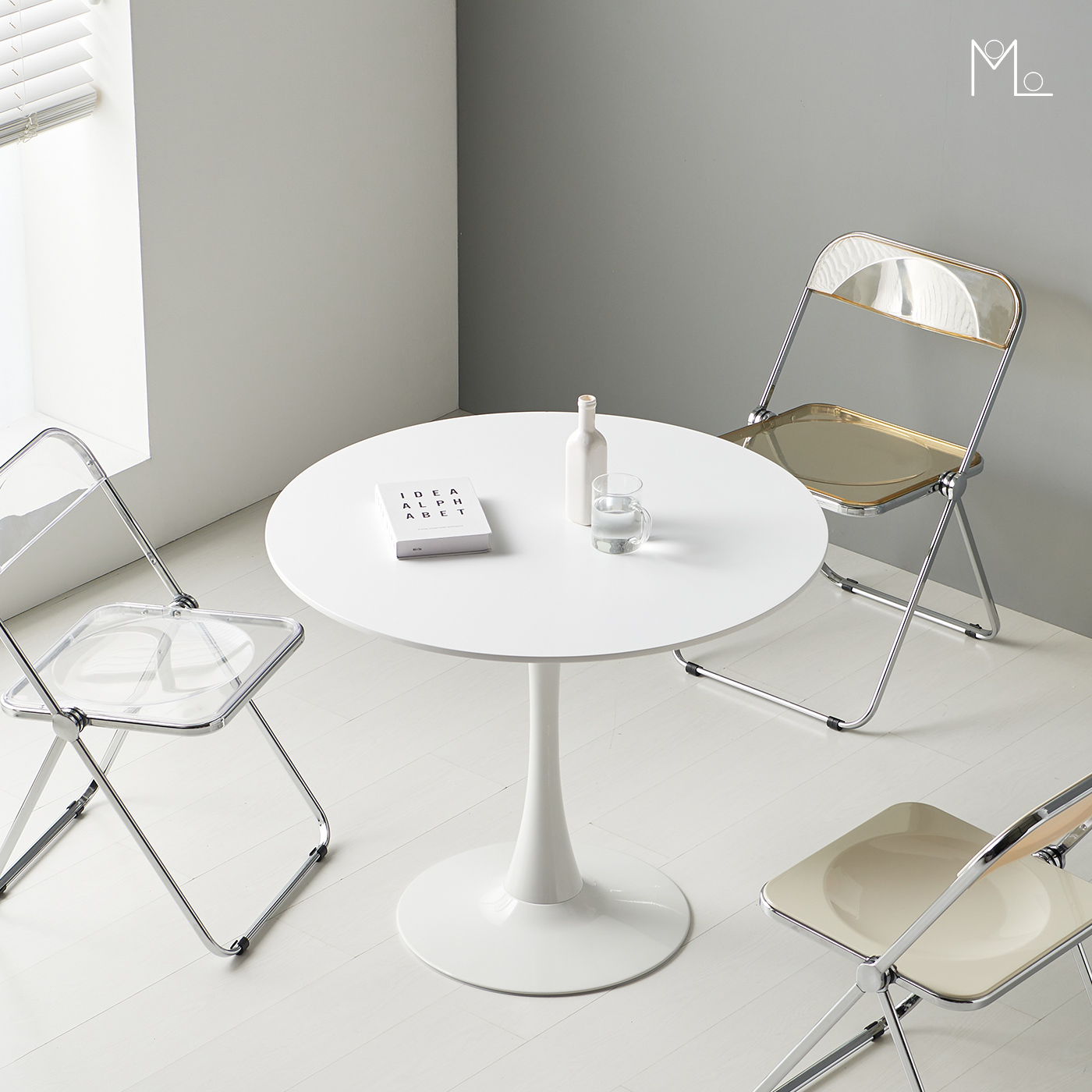 POOM | 오웬 900 원형 식탁 테이블 원형식탁 원형테이블 4인