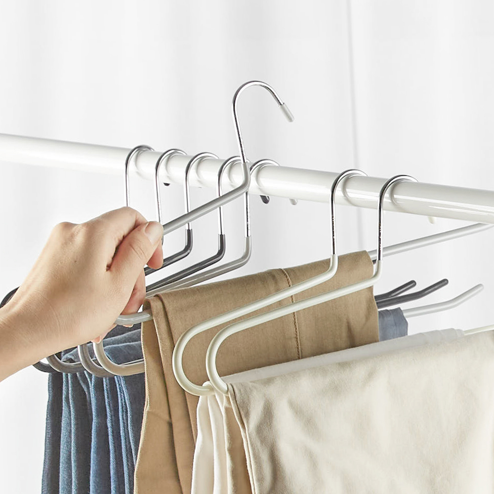 POOM | 멀티코팅 바지걸이 20p