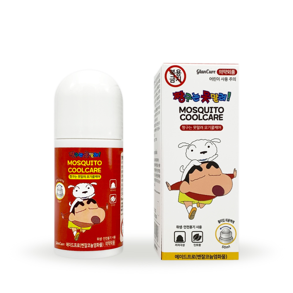 POOM | 짱구는 못말려 모기쿨케어 민트향 50ml