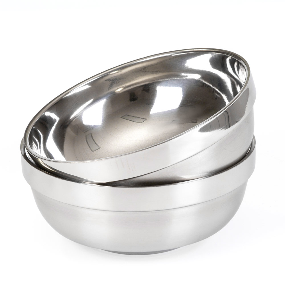 POOM | 올비아 스텐 이중 면기 20cm 1P 냉면기 냉면그릇