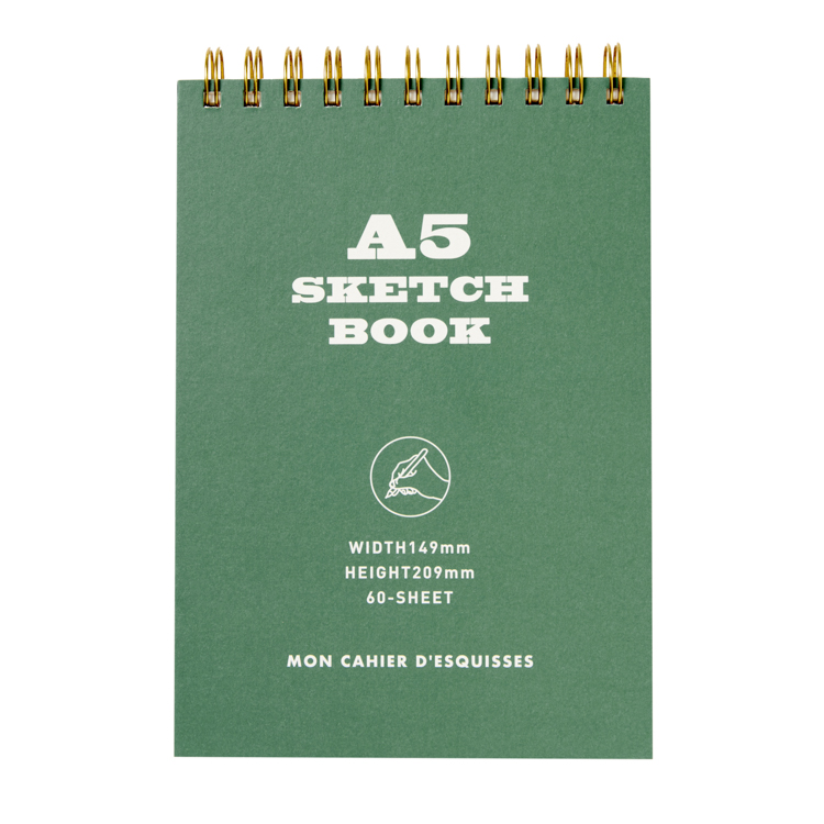 POOM | A5 스케치북 그린 (03008852)