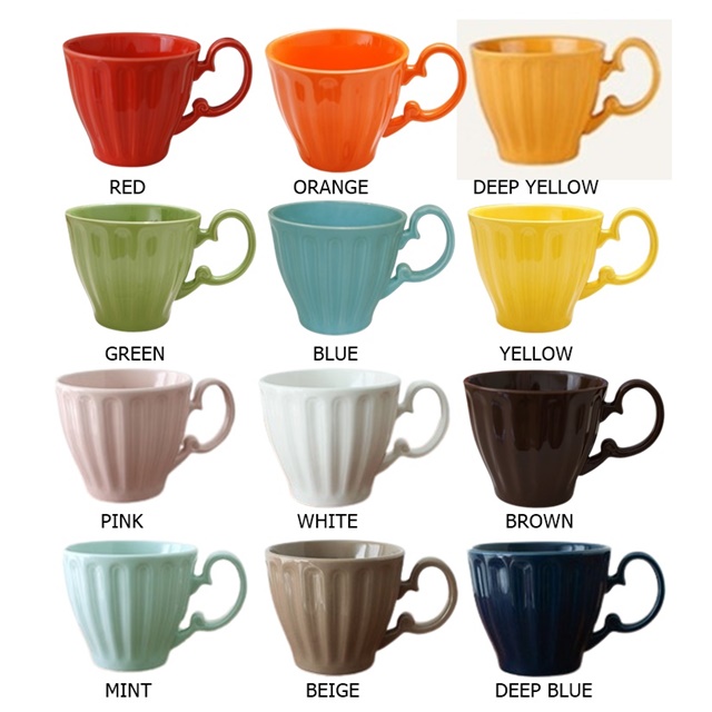 POOM | 로코 에이리쉬 칼라 머그(12colors) 350ml(1p)