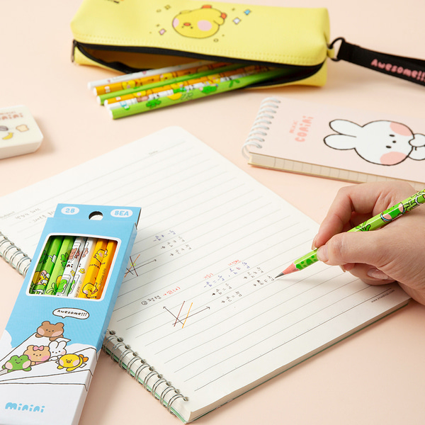 POOM | 라인프렌즈 미니니 8본연필 (2B)