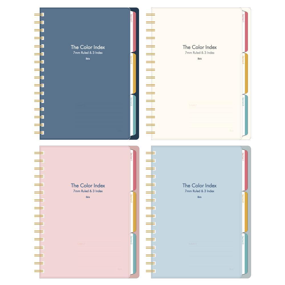 POOM | 4500 3인덱스PP스프링노트(SP)