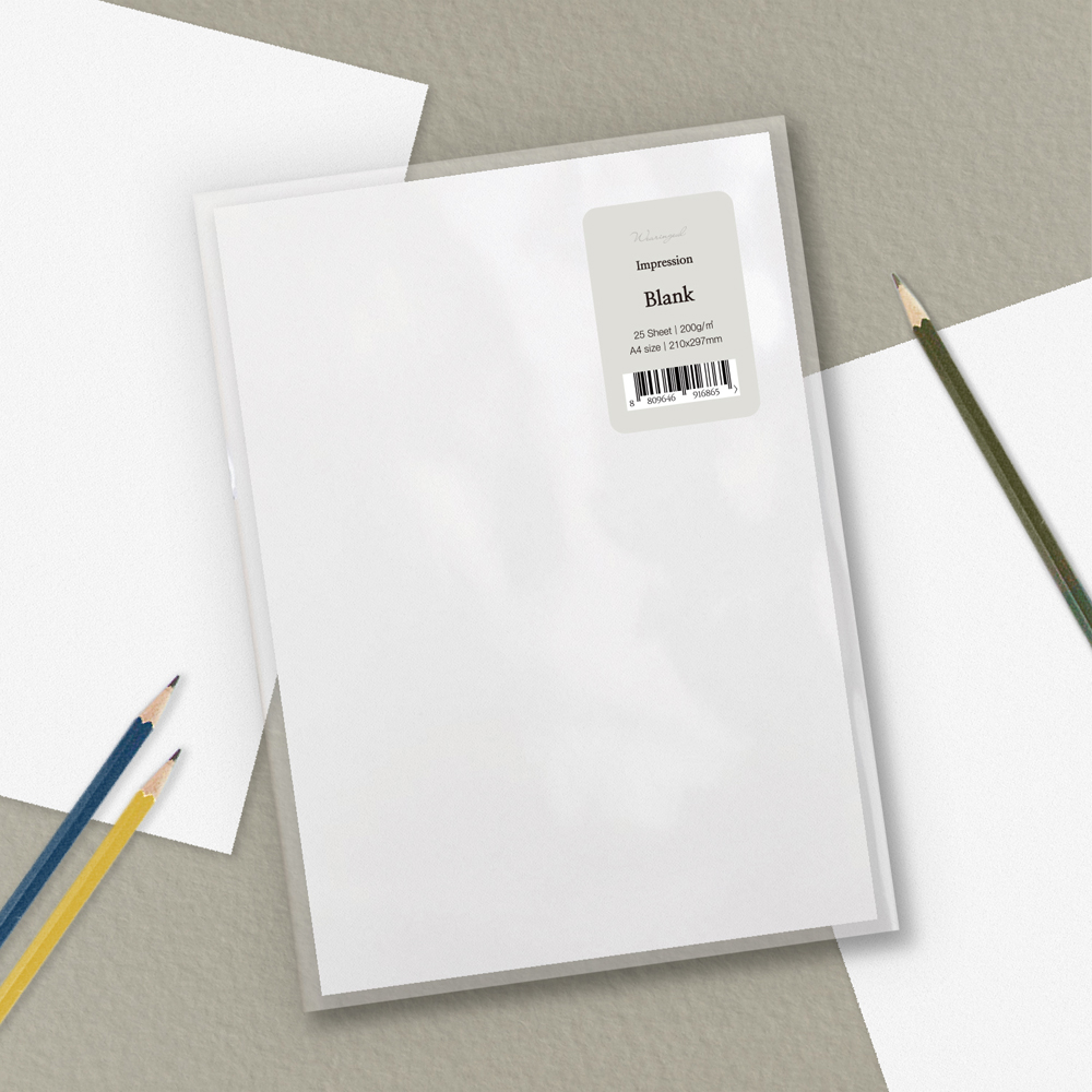 POOM | 잉크 전용 Impression 임프레션 페이퍼 낱장 02_A4