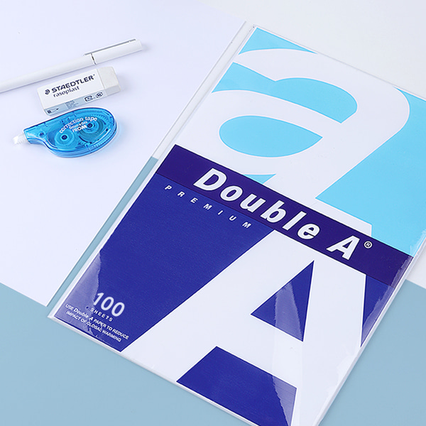 POOM | 사용 보관이 편한 100매 포장 더블에이 A4용지 300매